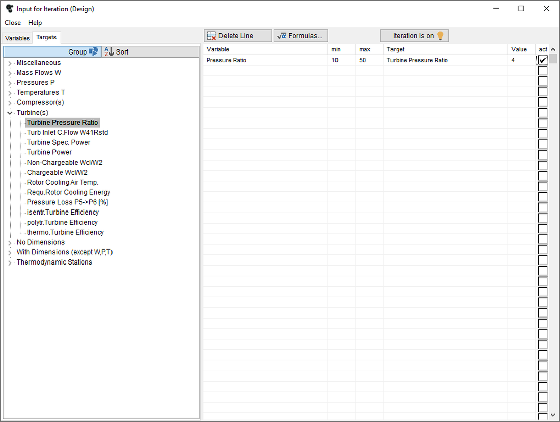 GasTurb - User Interface